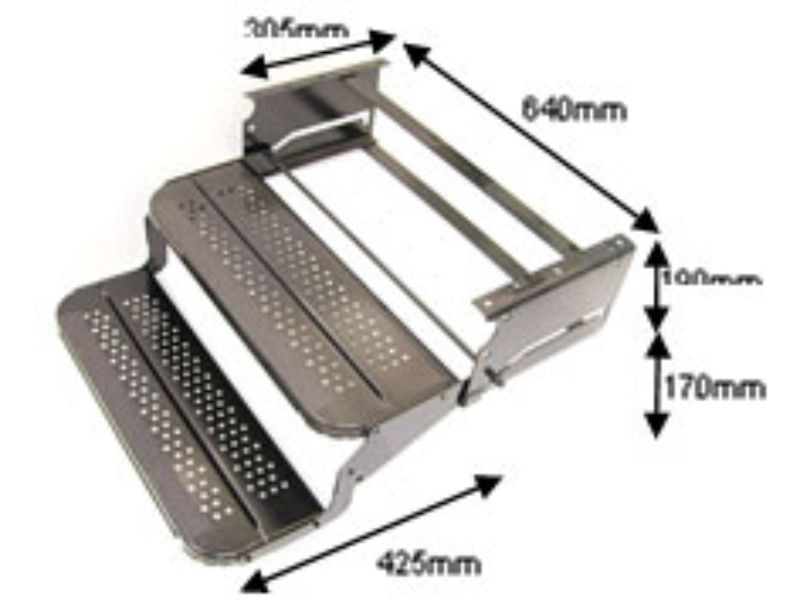 RV Step Twin long 65cm - Black – Camec
